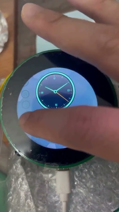 Using TouchGFX to design the UI for an application on the STM32H7 with an RGB LTDC display - YouTube