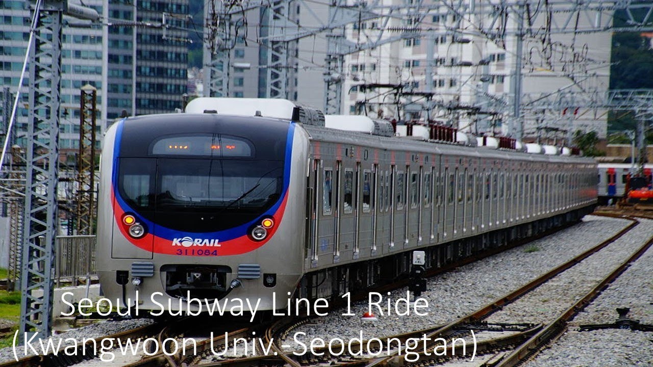 Seoul Subway Line 1 Ride (Kwangwoon Univ.-Seodongtan) 수도권 전철 1호선 주행 ...