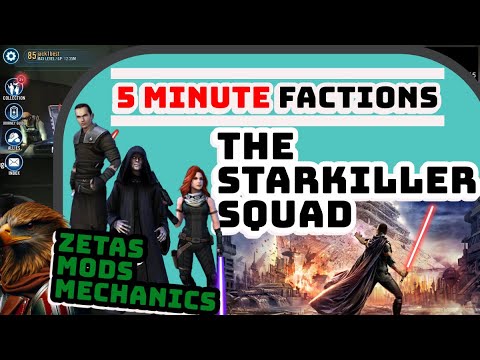 IN DEPTH SWGOH STARKILLER Team GUIDE in UNDER 8 minutes! Mods, Zetas ...