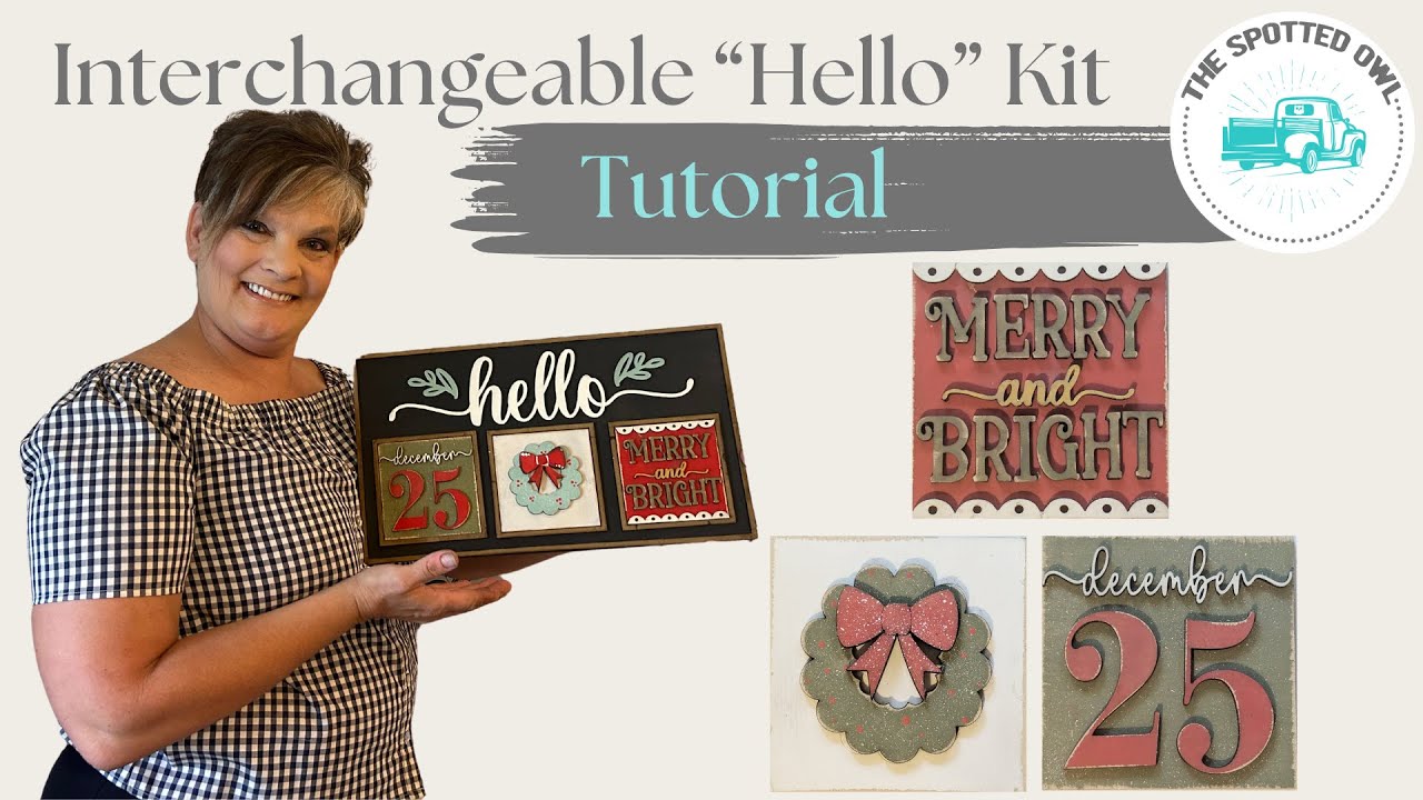 Hello Interchangeable Craft Kit Tutorial - YouTube