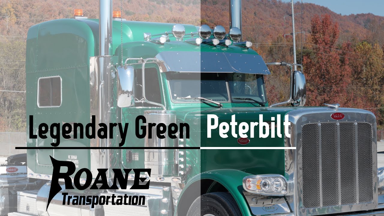 Legendary Green Peterbilt || Roane Transportation Services - YouTube