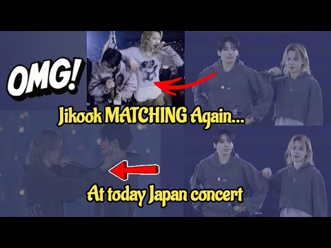 🔴Jikook matching again at Japan's concert #jikook #Jungkook #jimin #bts