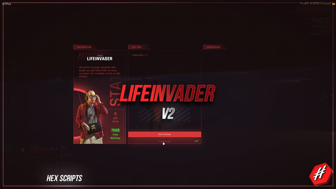 [ESX] HEX LIFEINVADER V2 - YouTube