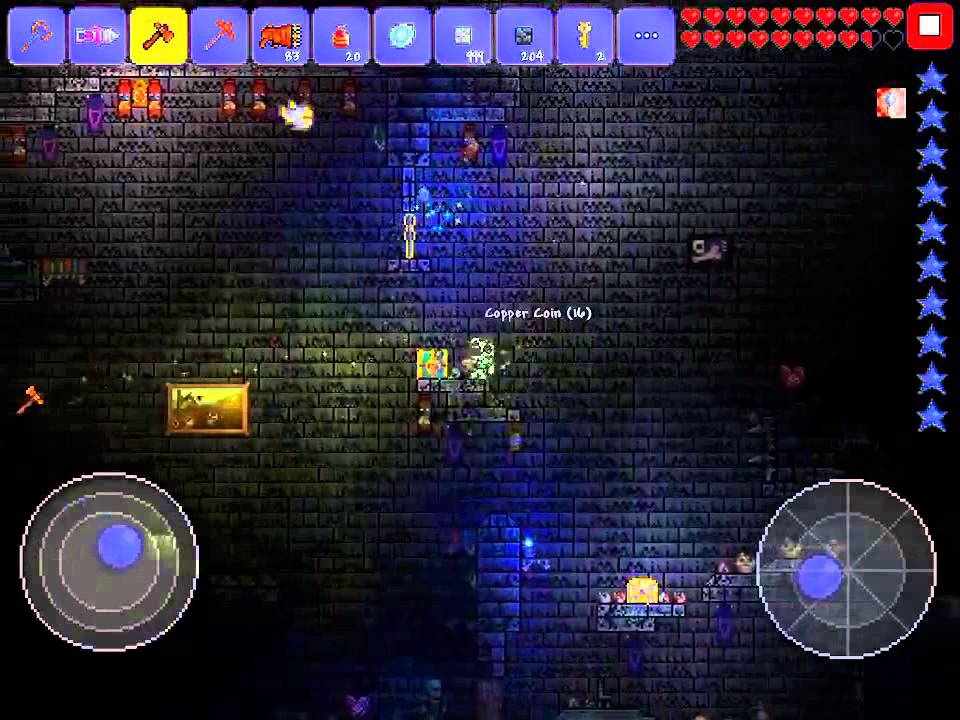 How to summon and beat the skeletron - YouTube