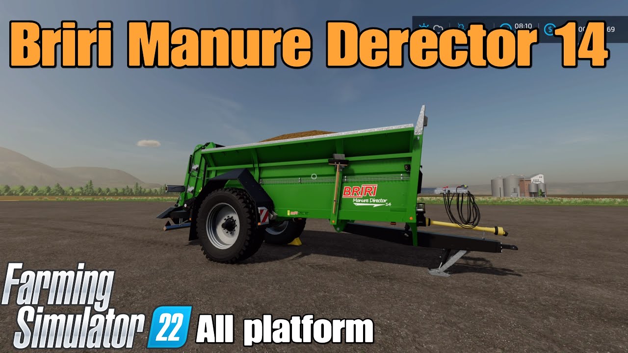 Briri Manure Derector 14 / mod for all platforms on FS22 - YouTube
