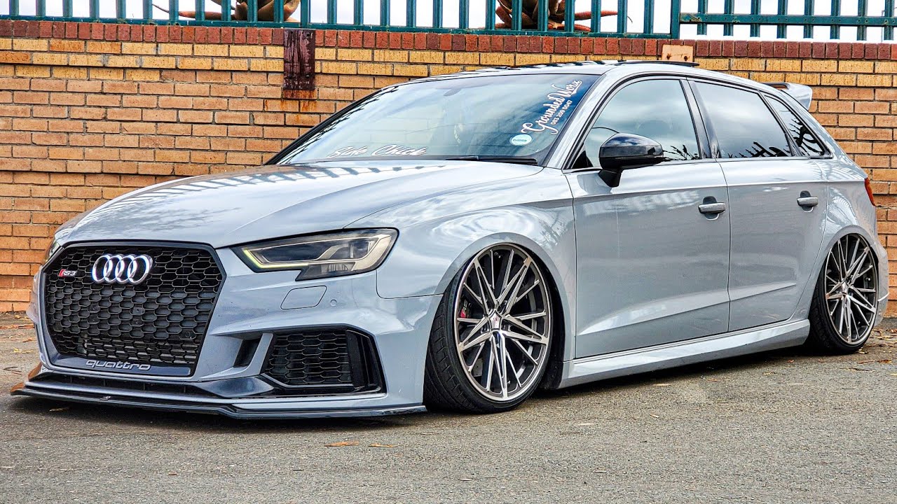 AUDI RS3 😍 SIDE CHICK 😉 ON AIR STANCE 🌬 By : RUMAIN From POLOKWANE 🏢 ...