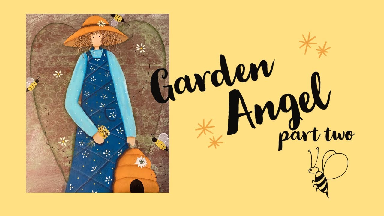 Finish painting Garden Angel - part two - YouTube