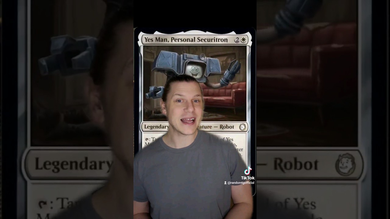 Yes Man, Personal Securitron!! #mtg #mtgspoilers #magicthegathering # ...