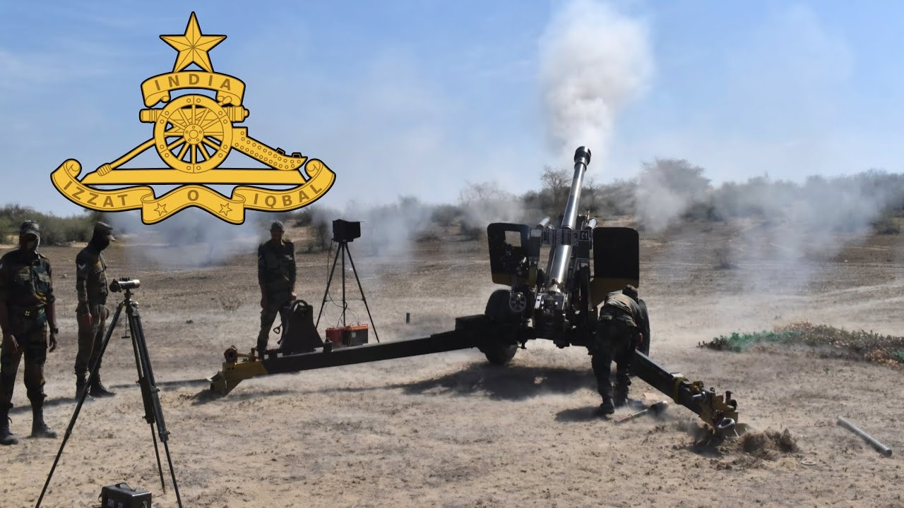INDIAN ARMY GUNNERS Operating the LIGHT FIELD GUN | PART 1 - YouTube