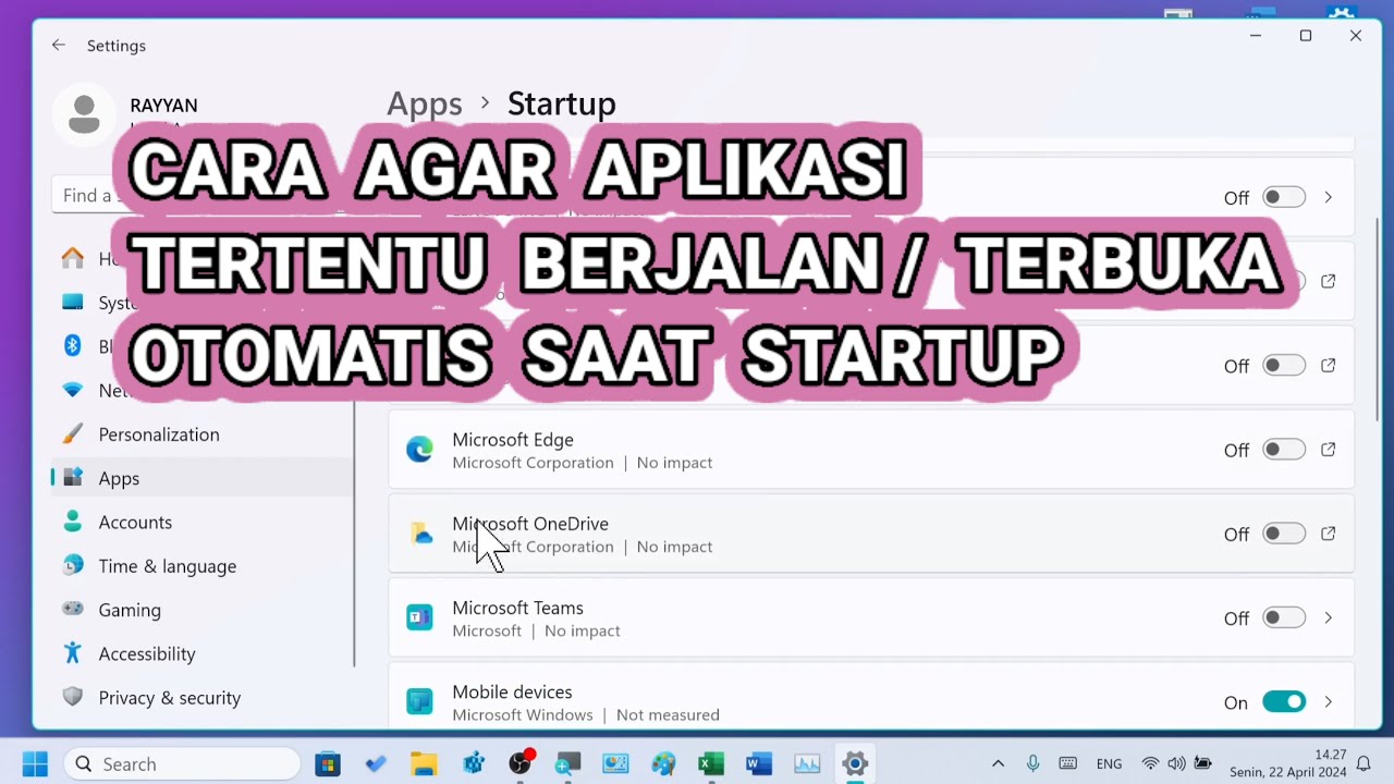 Cara Agar Aplikasi Tertentu Berjalan / Terbuka Otomatis Saat Startup ...