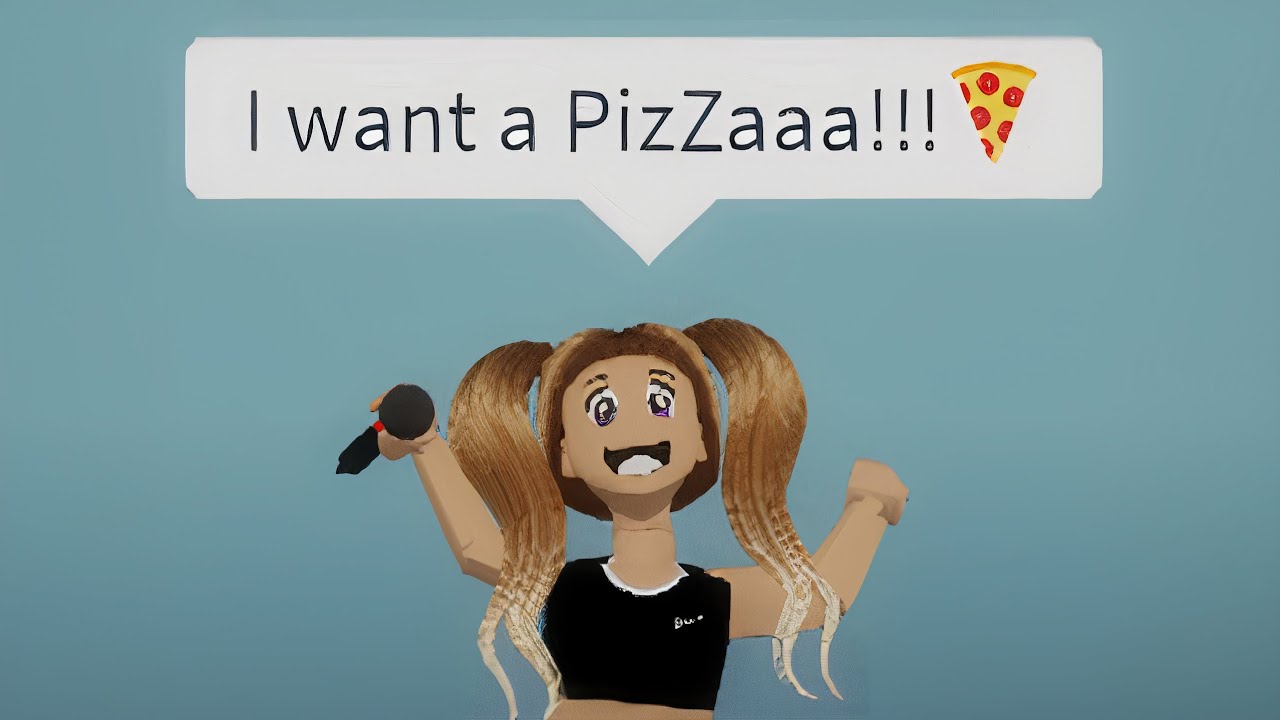When you Sing your Pizza Order 🎤😂 (funny meme) Roblox - YouTube