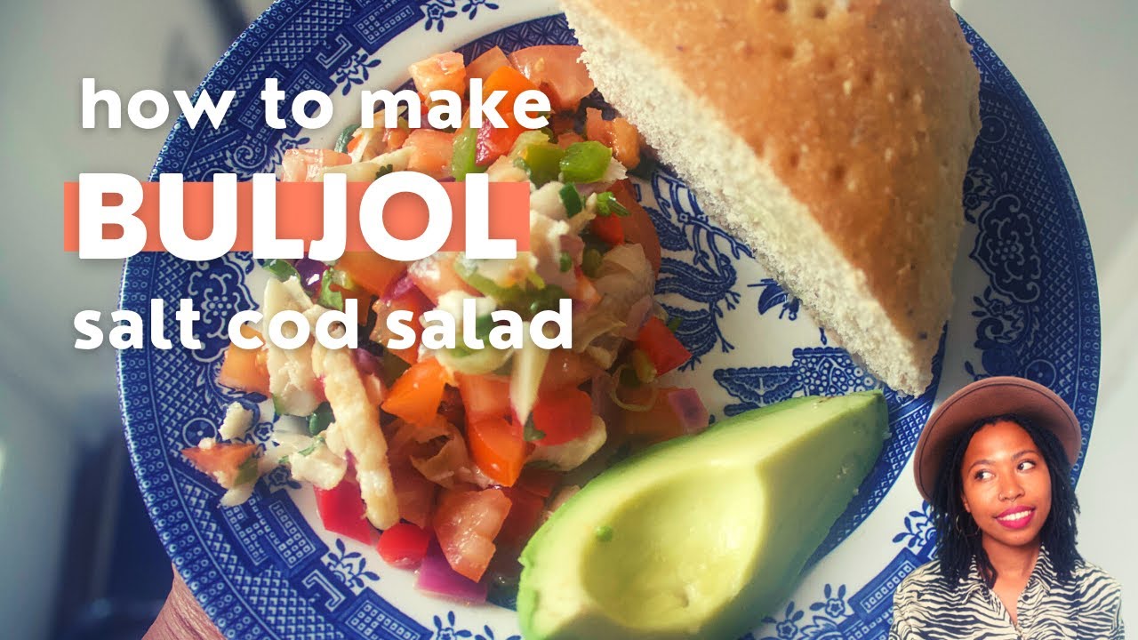 How to make saltfish buljol | How to make salt cod| Trinidad style ...