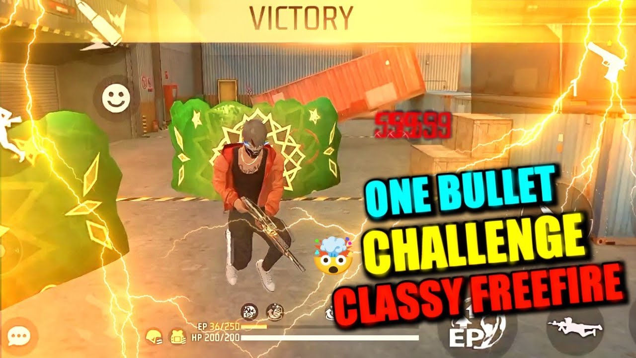 @classyfreefire Free Fire 1 Bullet Challenge Accepted 🤯 | Classy ...