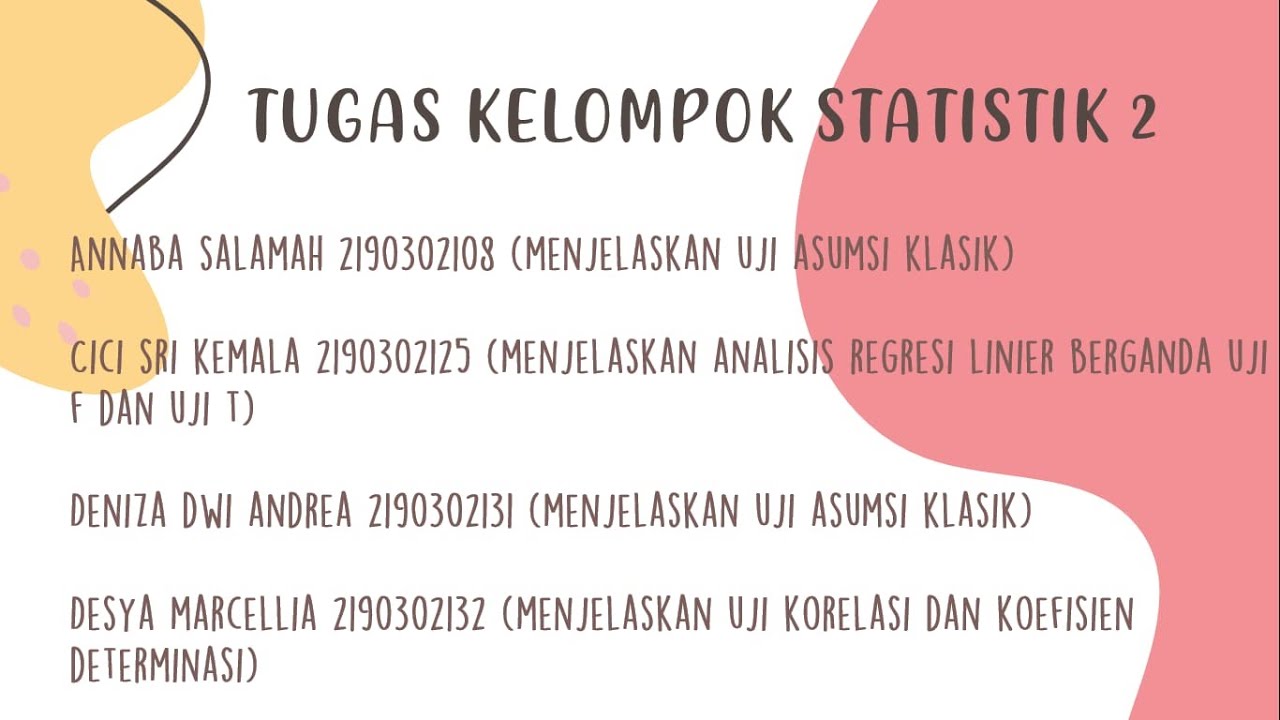 Statistik "mengolah data menggunakan apk SPSS" - YouTube