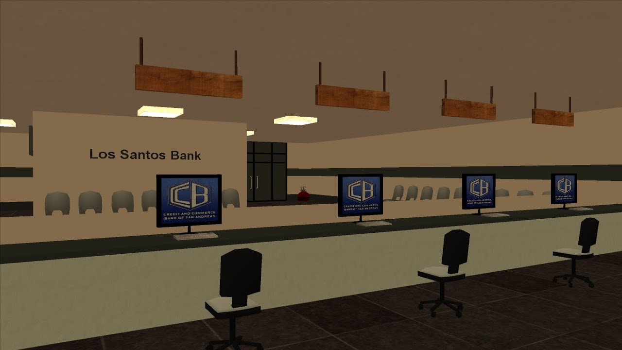 GTA SA:MP | Bank Interior - YouTube