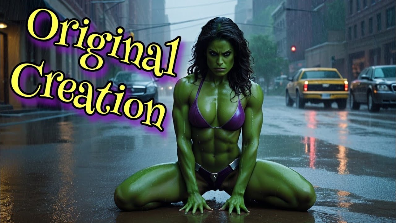 She-Hulk - Girls of the Mega Verse Screensaver - AI Art Concept #shehulk #MegaVerse - YouTube