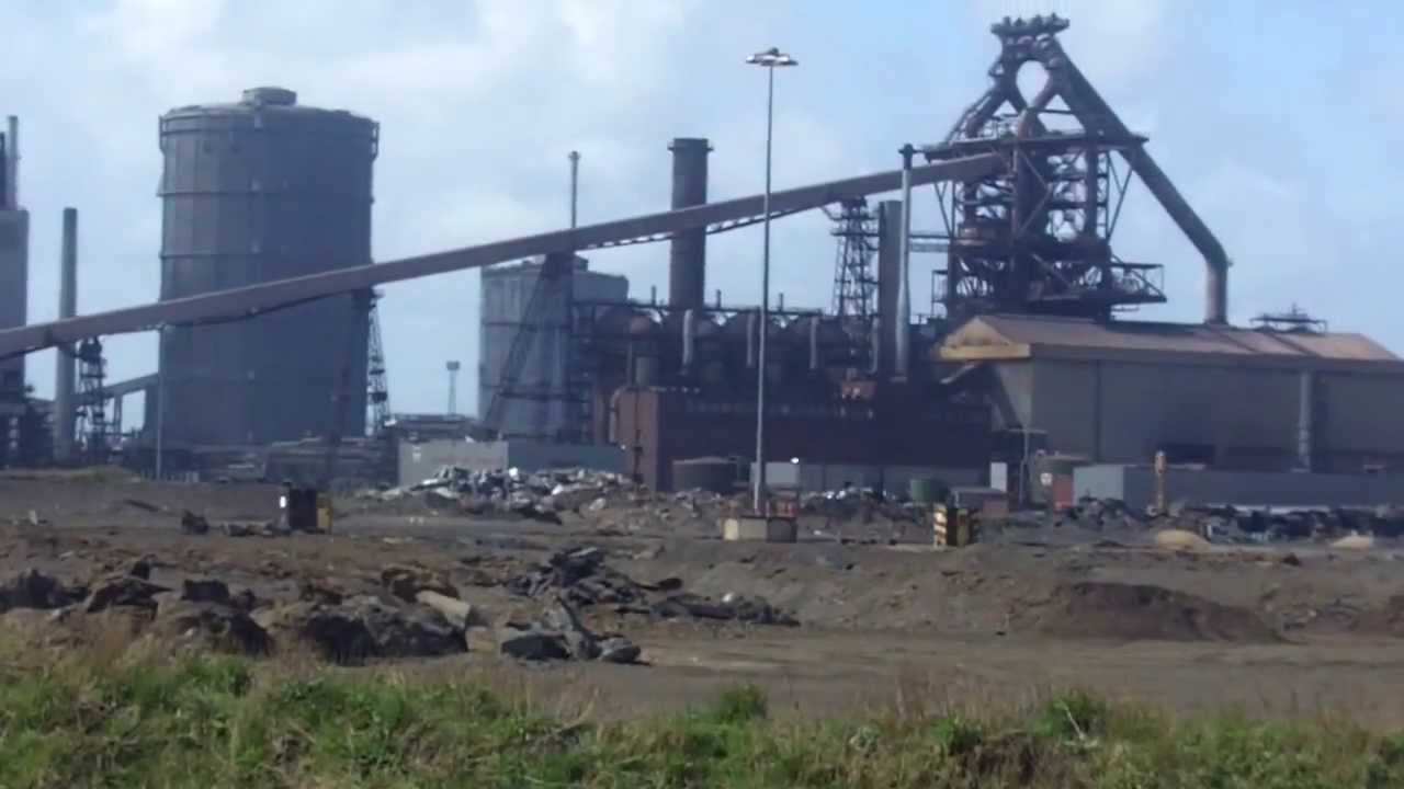 Blast furnace at Redcar - YouTube