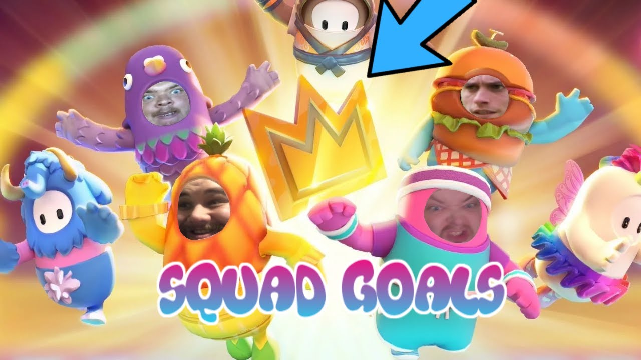 FALL GUYS - SQUAD GOALS - YouTube