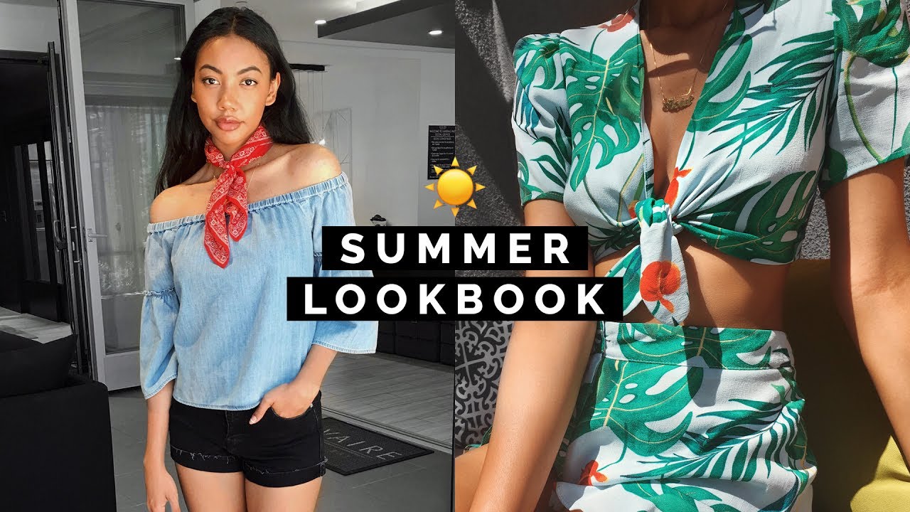 SUMMER LOOKBOOK 2017 ☀️ Summer Outfit Ideas - YouTube
