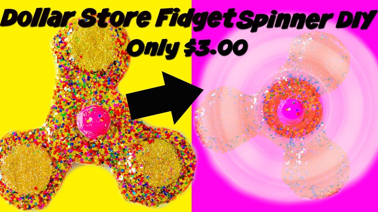 Fidget Spinner DIY (MakeitMonday) Fidget Spinner Dollar Store DIY - YouTube