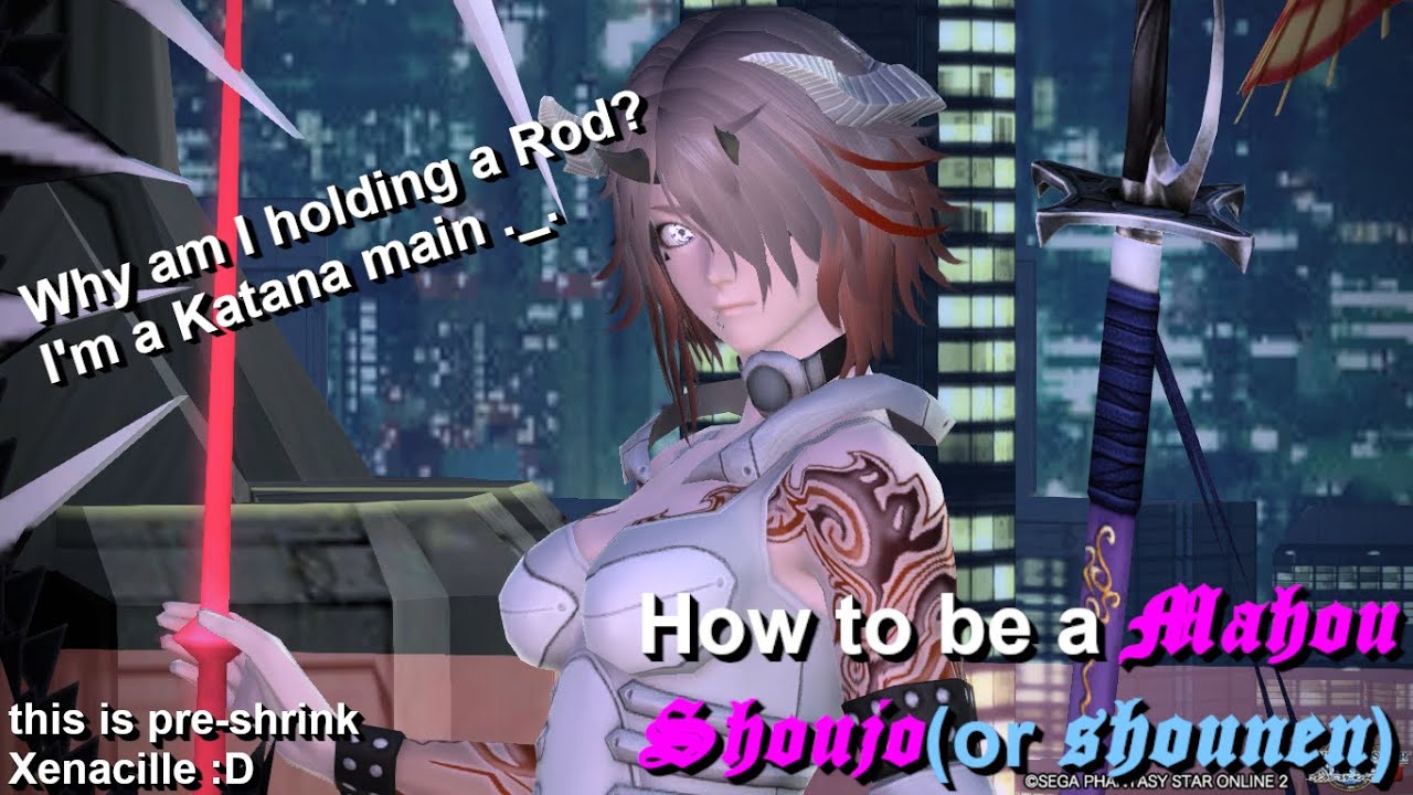 [PSO2] How to be a Mahou Shoujo(or Shounen)(Rod Phantom Guide) - YouTube