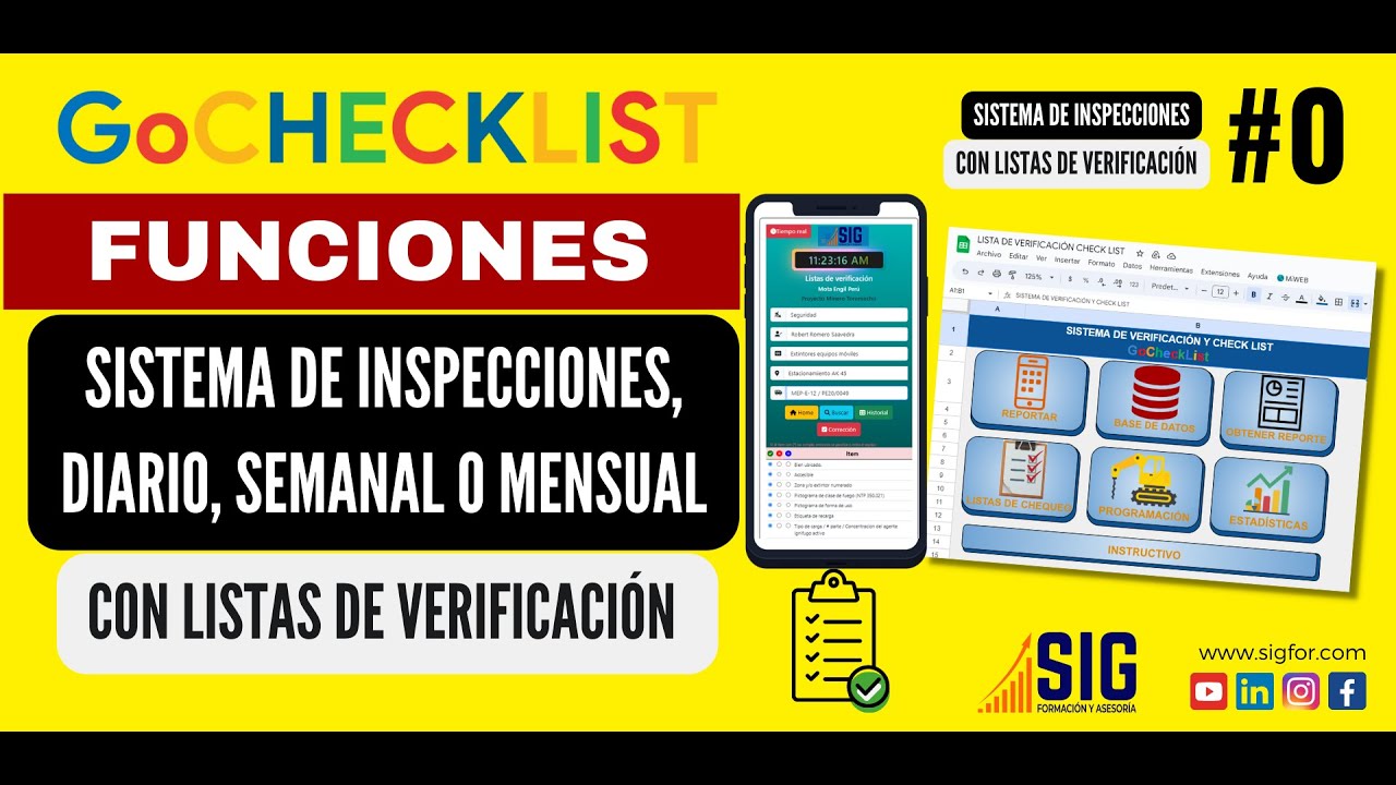 🔥Check List Fácil, Rápido y automático Video #0 - Conoce LAS FUNCIONES ...