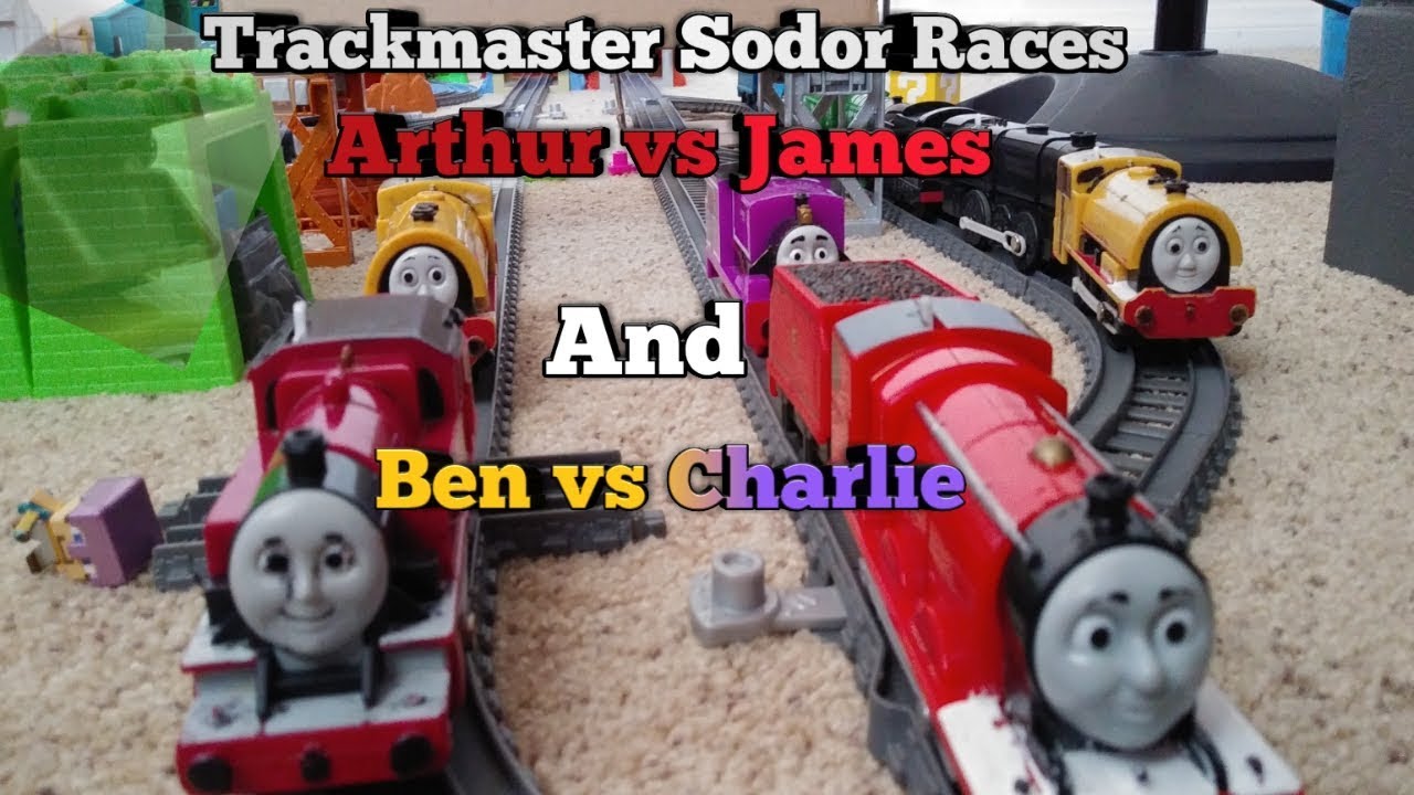 Trackmaster Sodor Races: James vs Arthur & Ben vs Charlie Round 3 Races ...