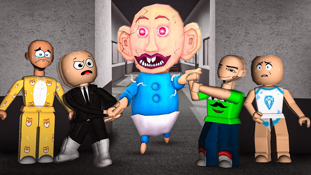 ROBLOX SCARY DOLL OBBY ALL PARTS /w BOBBY, JJ, PABLO, AND BOSS BABY ...