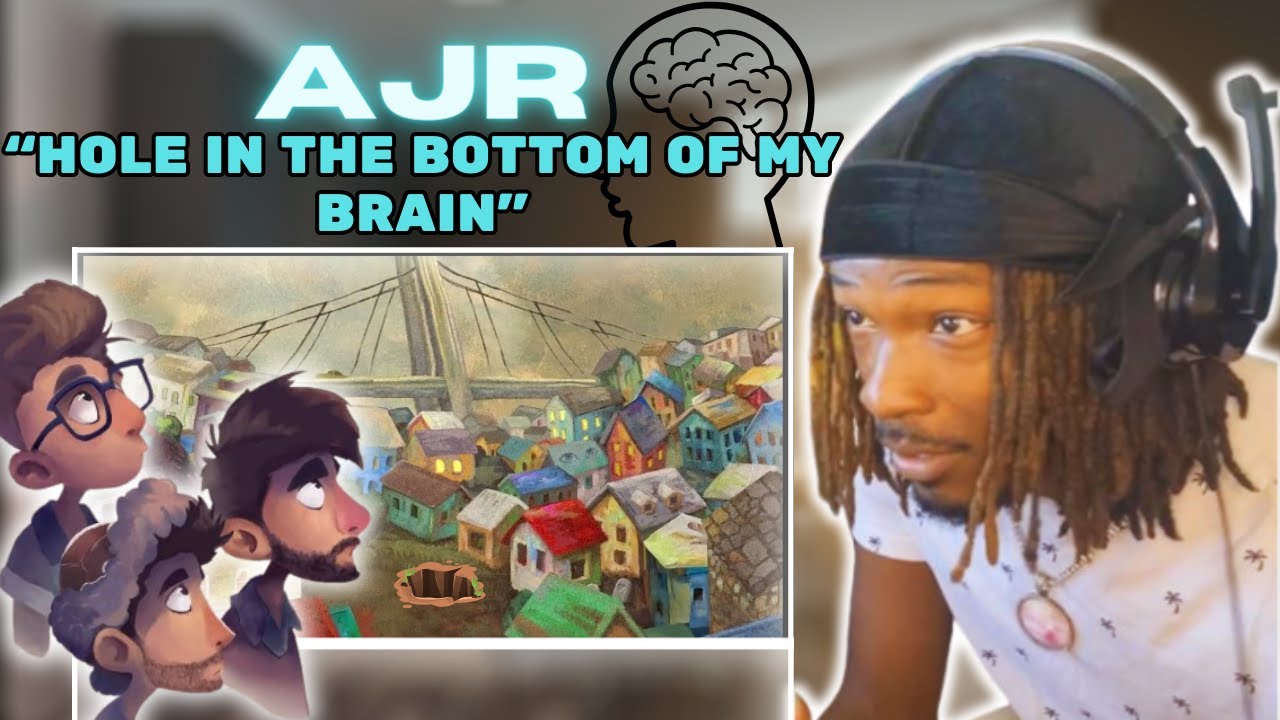 FIRST TIME REACTING TO AJR - Hole In The Bottom of My Brain (Visualizer ...