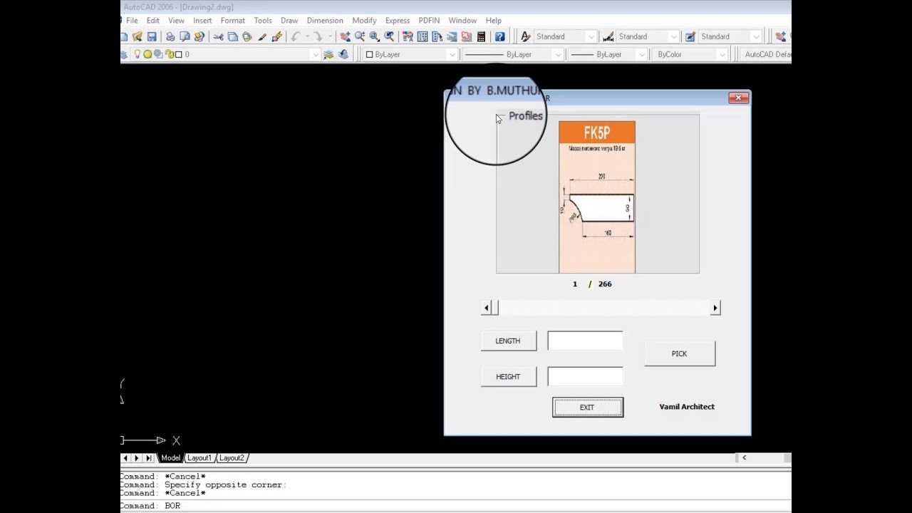 Profile Builder For Autocad - YouTube