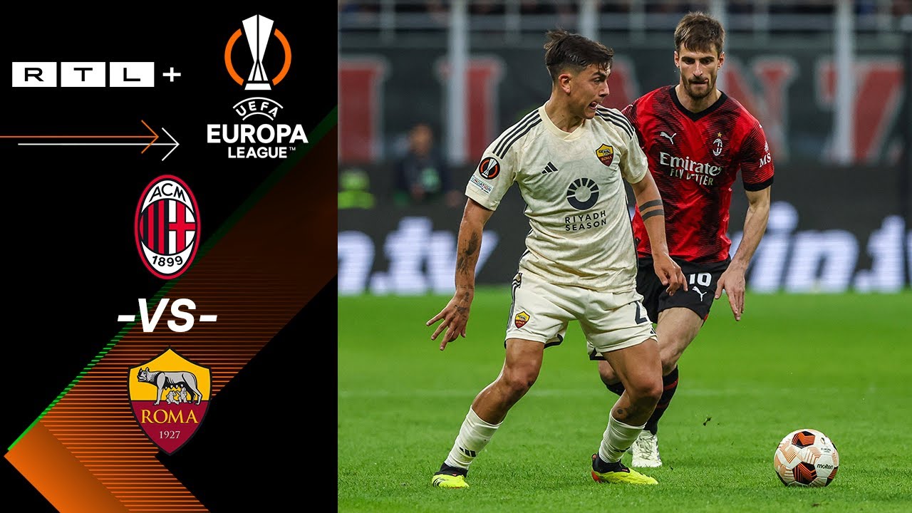 AC Mailand vs. AS Rom – Highlights & Tore | UEFA Europa League - YouTube