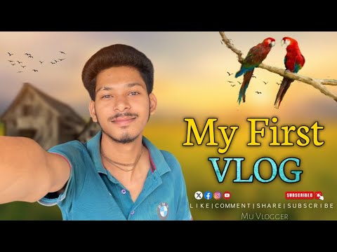my first vlog || my first vlog viral || my first vlog today|| Mu ...