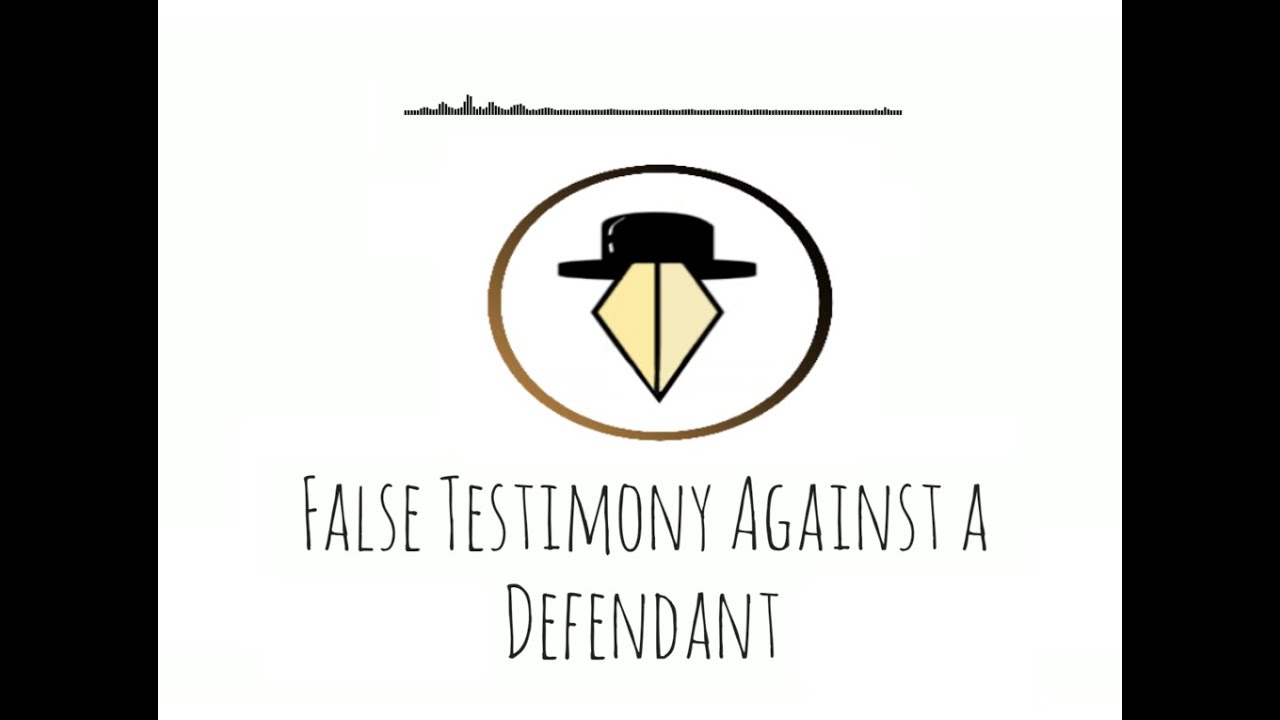 "False Testimony Against a Defendant" base sa Revised Penal Code ng ...