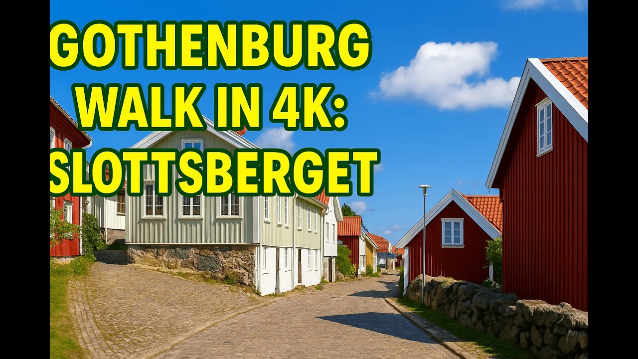 Summer Walk in 4K Discover Slottsberget, Gothenburg’s Hidden Gem! - YouTube