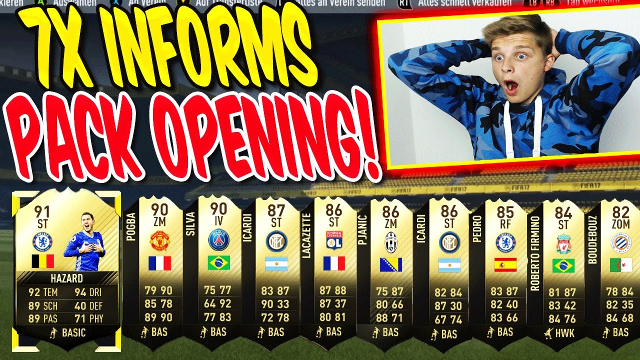 Fifa 17 7x Informs In Pack Opening Fut Champions Ultimate Team