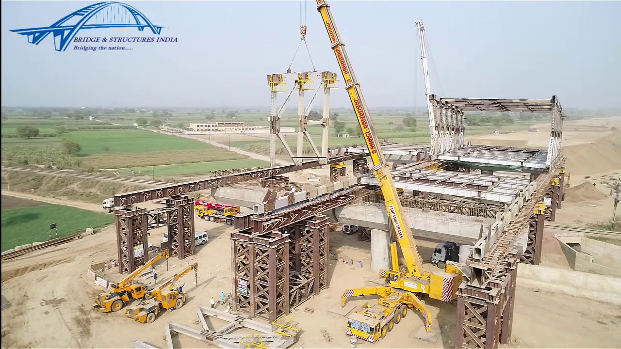 Truss Bridge Erection on Eastern Peripheral Expressway- 70x22M Span ...