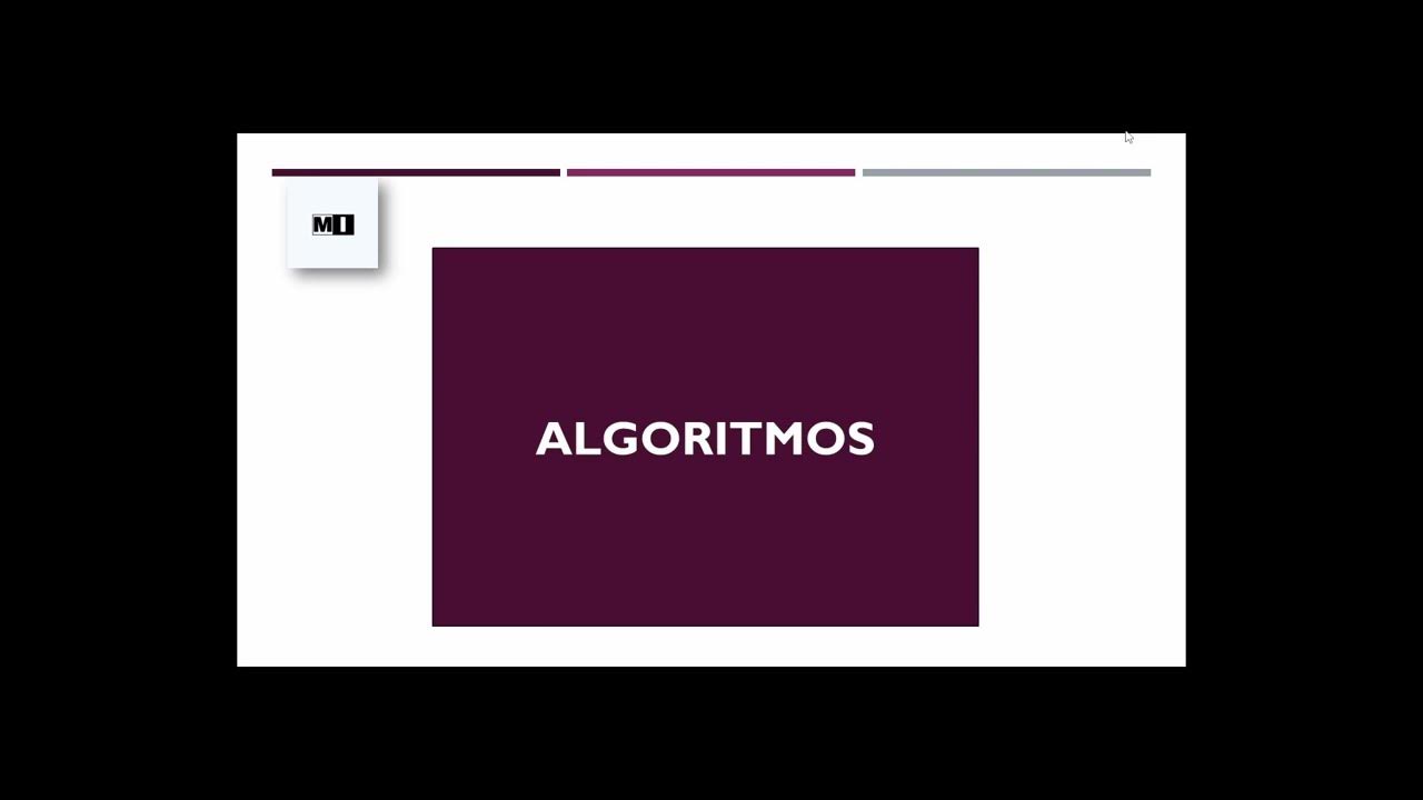 Video 1. Algoritmos-Introducción - YouTube