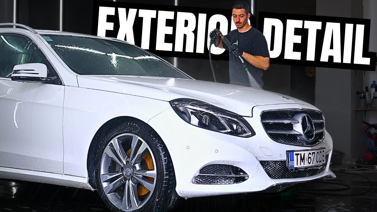 Mercedes S212 Exterior Detail - Car Detailing - YouTube