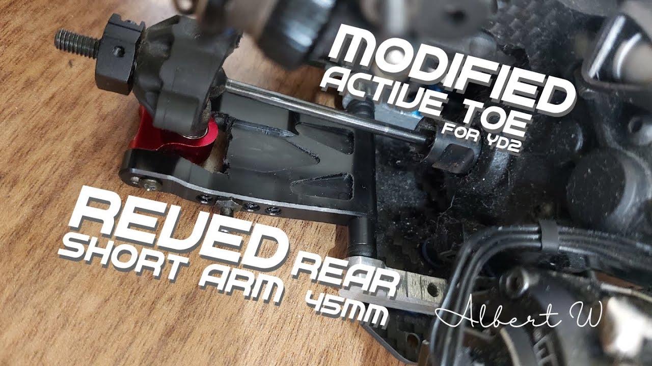 RCdrift Tipstrik : Modified Active Toe Arm ReveD 45mm - YouTube
