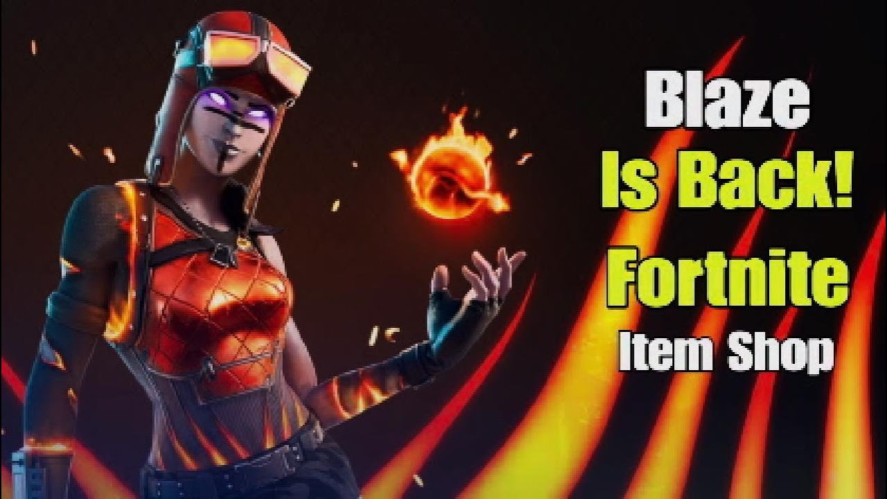 BLAZE Skin (Molten Renegade Raider) Returns To Fortnite After 125 Days ...