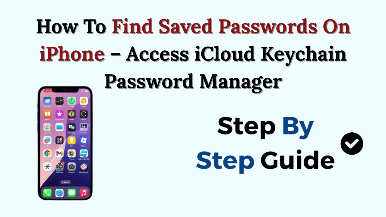 How To Find Saved Passwords On iPhone – Access iCloud Keychain Password ...