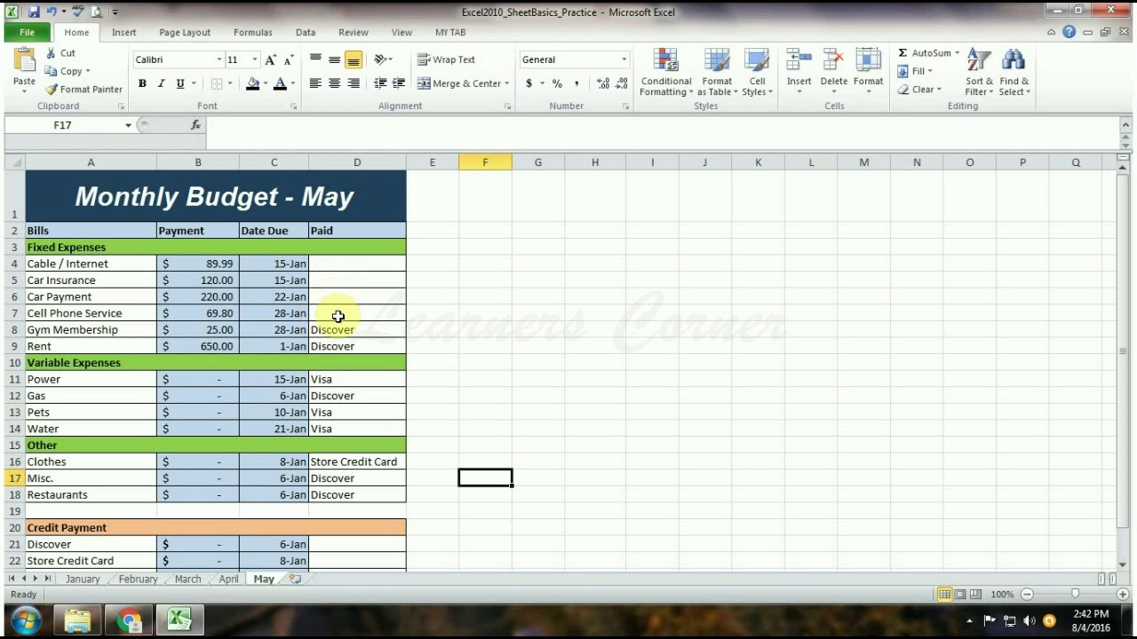 Excel - To Group and Ungroup Worksheets - YouTube