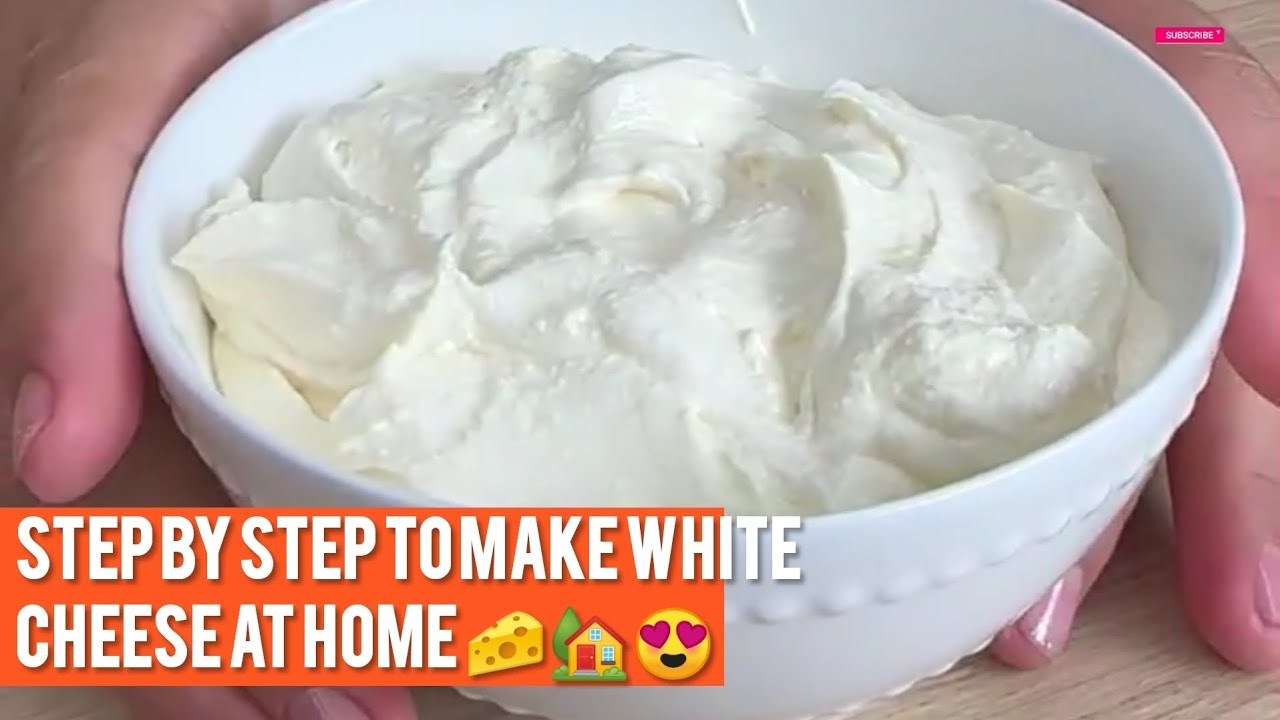 Step by step how to make delicious homemade white cheese using just ...