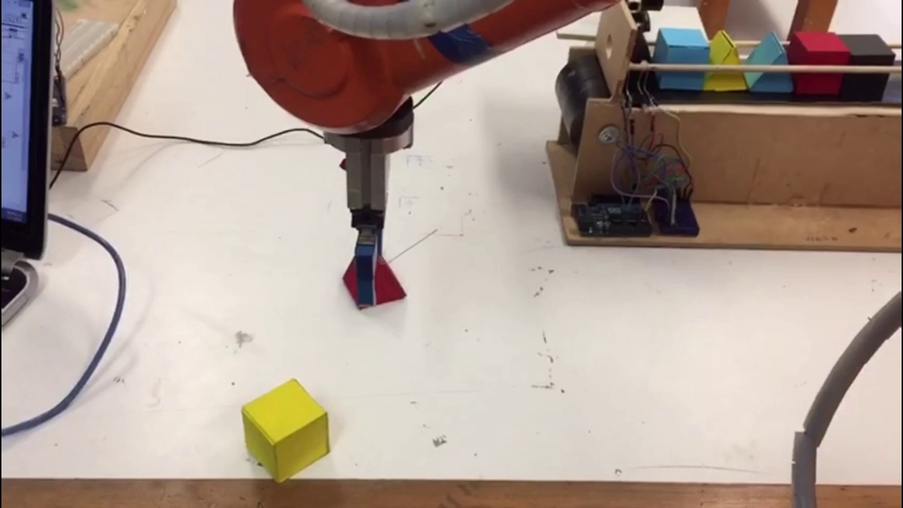 Selección de colores y formas ABB Arduino Comunicación Serial - YouTube
