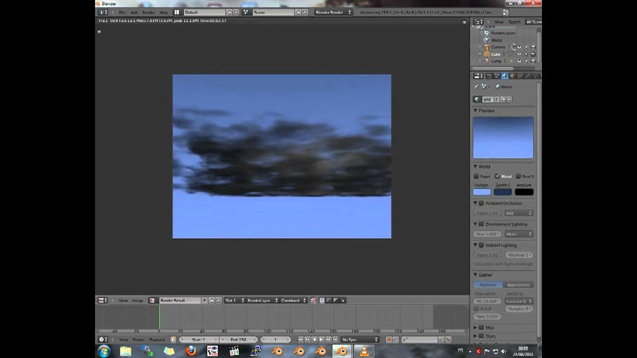 How to create volumetric clouds in blender : Part 1 - YouTube