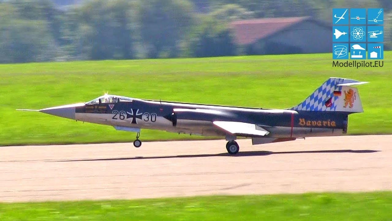 Amazing awesome big F-104 RC Starfighter TURBINE JET Pilot: THOMAS ...