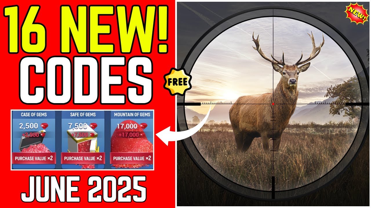 ALL HUNTING SNIPER CODES JUNE 2025 🎁 REDEEM CODE HUNTING SNIPER - YouTube