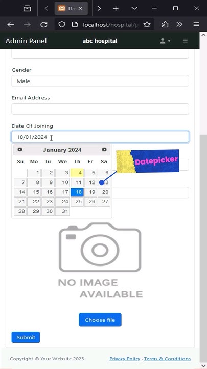 how to add #datepicker in #bootstrap form in #laravel #shorts #jquery #javascript #php #html ...