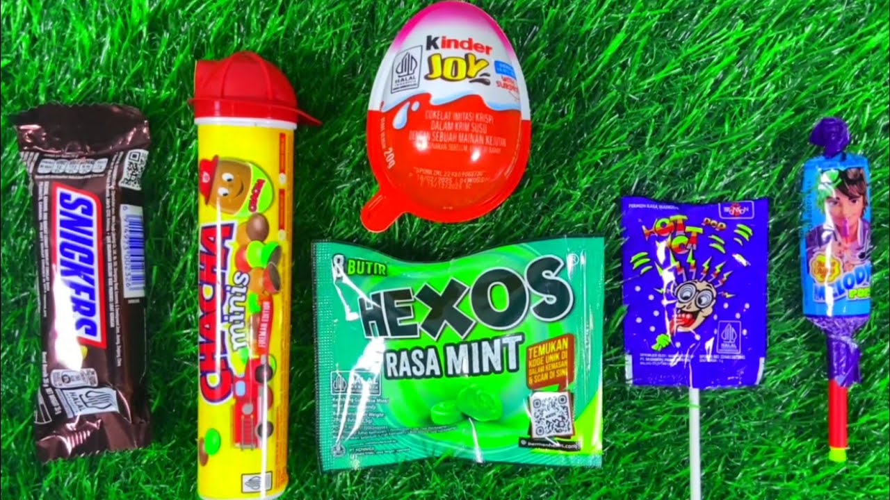 Satisfying Video Unboxing GIANT Sweets Chocolate and Rainbow Lollipops ...