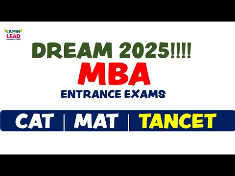 MBA ENTRANCE EXAMS 2023 | COMPLETE DETAILS | CAT | MAT | TANCET | EXAM ...